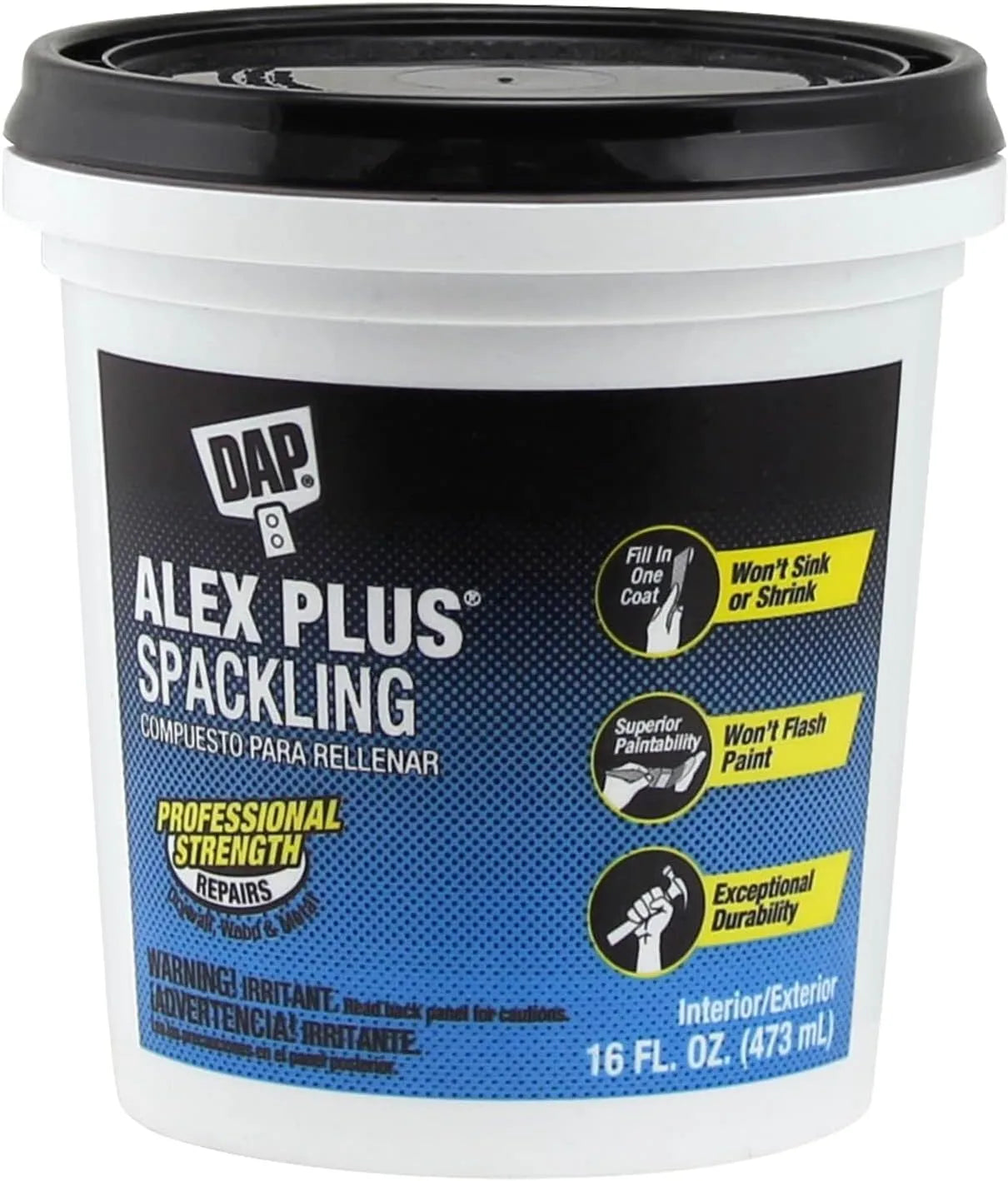 Resanador Alex Plus spackling Dap 473 ml – GRUPODONPEDRO