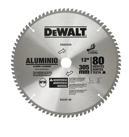 Disco de corte Dewalt para madera de 12" 80 dientes para sierra inglet ...