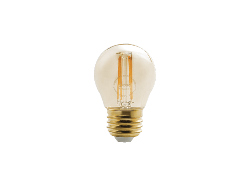 Foco Led de filamentos atenuable de 4w 2200k E26 Ipsa – GRUPODONPEDRO