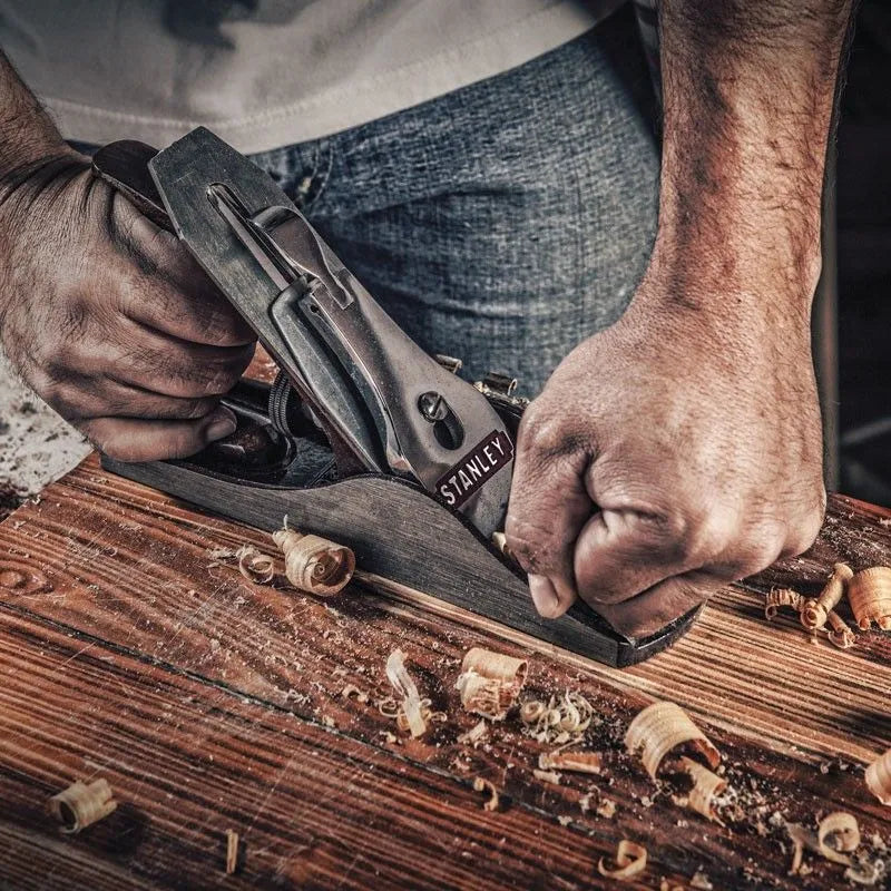 Cepillo para madera Stanley Bailey #5C base corrugada de 14 ...