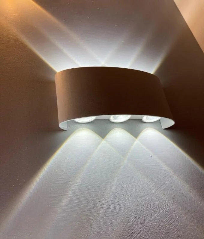 Arbotante Jach rectangular led 6w efecto especial blanco – GRUPODONPEDRO