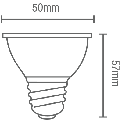 Foco Led 6w luz calida 3000k E26 Ipsa – GRUPODONPEDRO